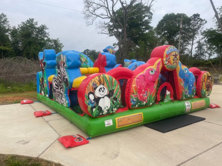 Animal Kingdom Toddler Obstacle Course - La Fiesta Rentals Wake Village TX